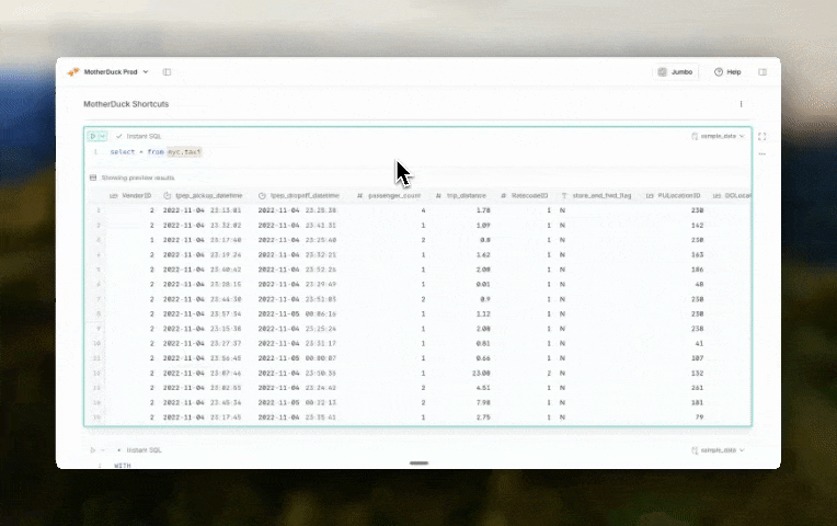Nine Keyboard Shortcuts for SQL Flow State - MotherDuck Blog