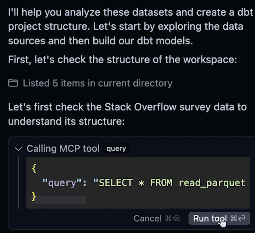 Close The Loop Faster Data Pipelines With Mcp Duckdb And Ai Motherduck Blog
