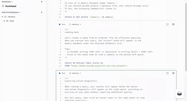 Meet the New DuckDB Local UI: Analyze Data Visually, Right Where It Lives - MotherDuck Blog