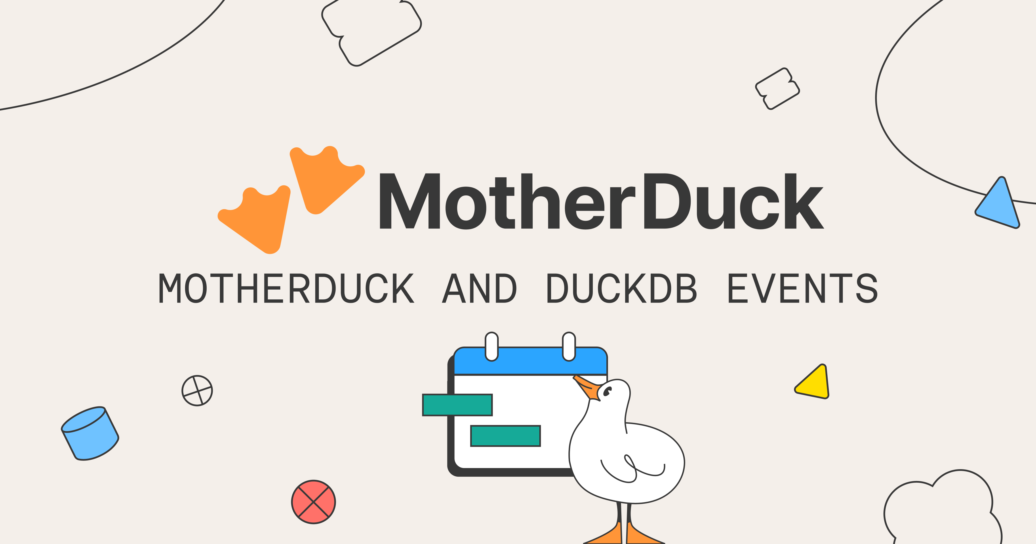 MotherDuck and DuckDB Events